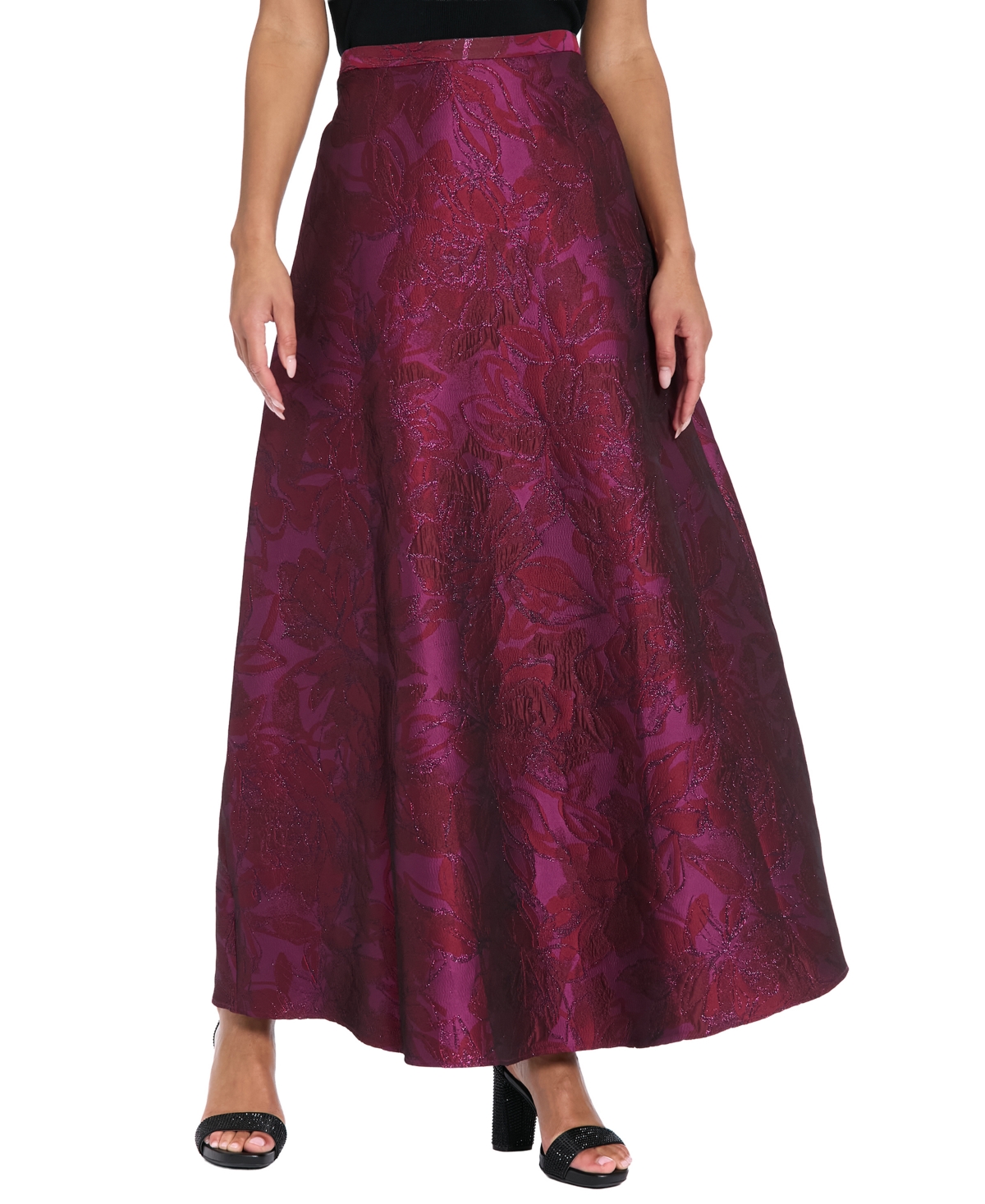 Click here for Muse Womens Long A-Line Skirt - Fushcia prices