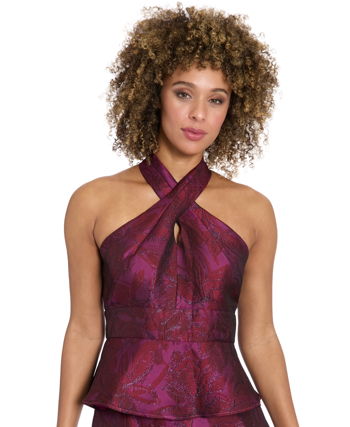 Click here for Muse Womens Halter Neck Top - Fuchsia prices