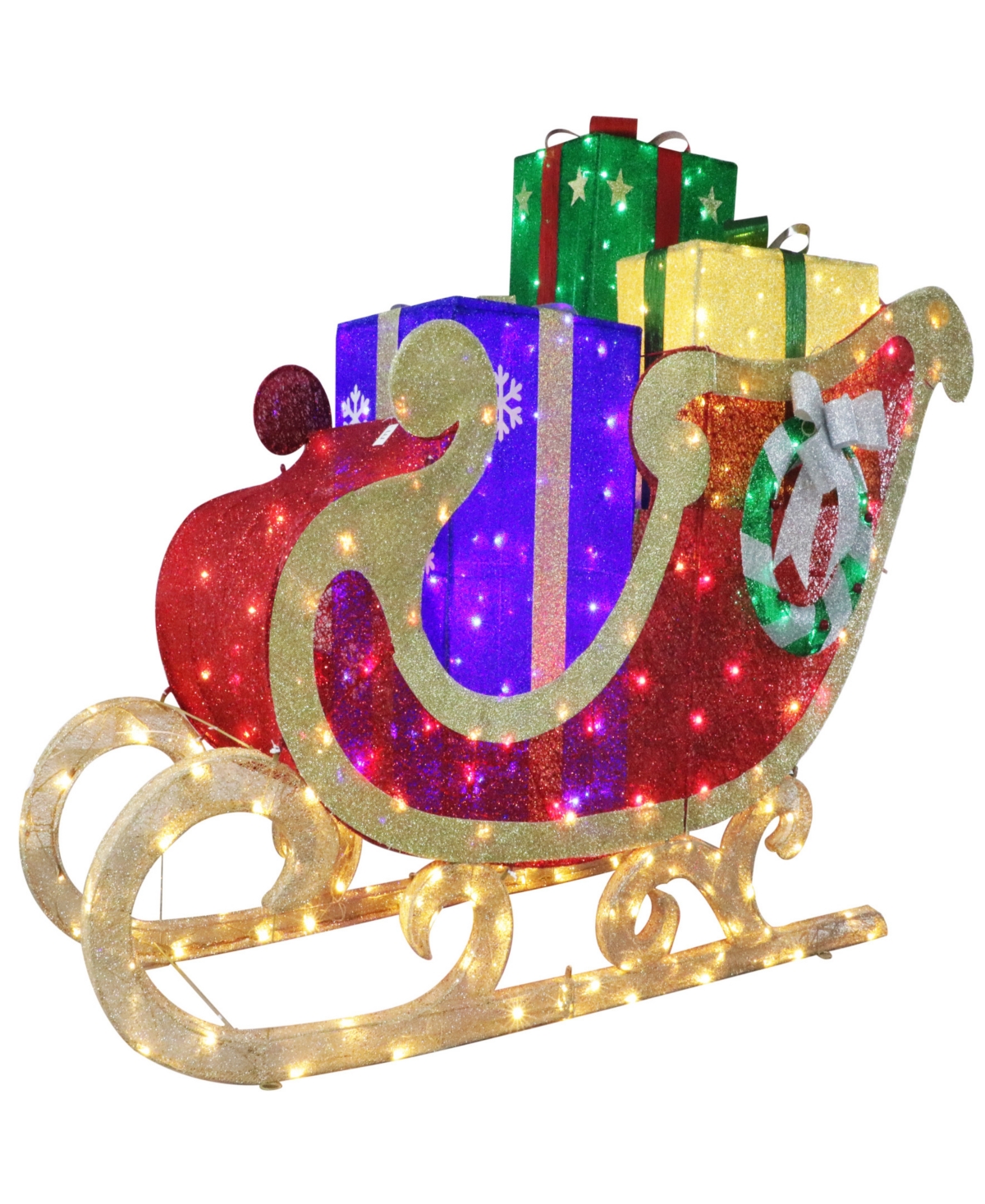 Click here for Puleo International 5 Outdoor Christmas Sleigh wit... prices