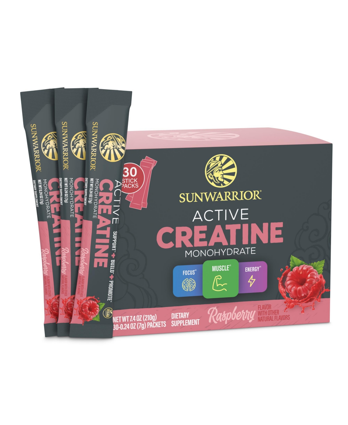 Click here for Sunwarrior Us Active Creatine Raspberry 210g Pop B... prices