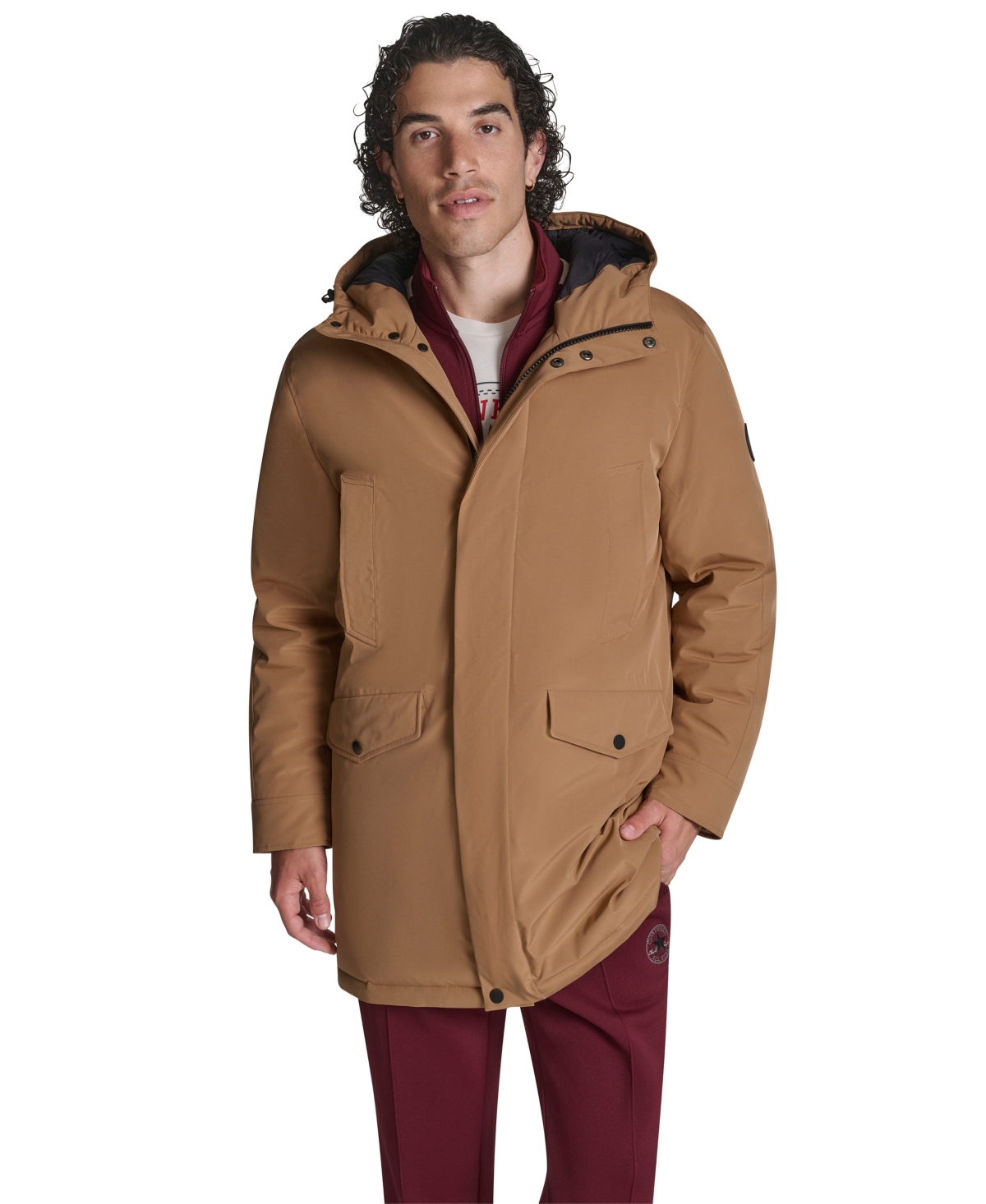Click here for Converse Mens Urban Quilted Parka - Incensed prices