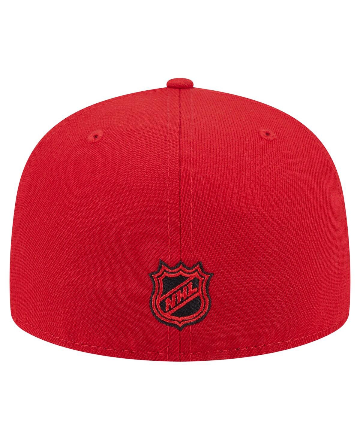 New Era Men's Red New Jersey Devils Oversized Vintage Arch 59fifty ...