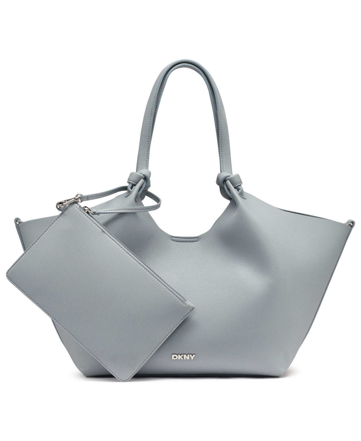 Click here for Dkny Paula Commuter Medium Sleek Tote - Misty Blue prices