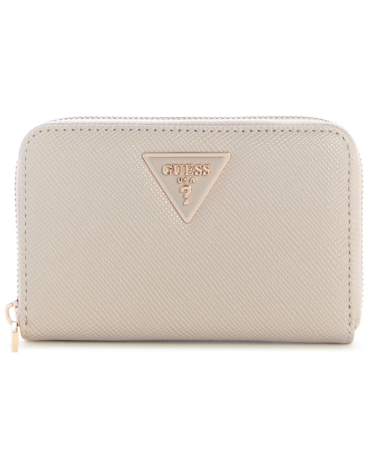 Click here for Guess Laurel Medium Zip Around Wallet - Taupe prices