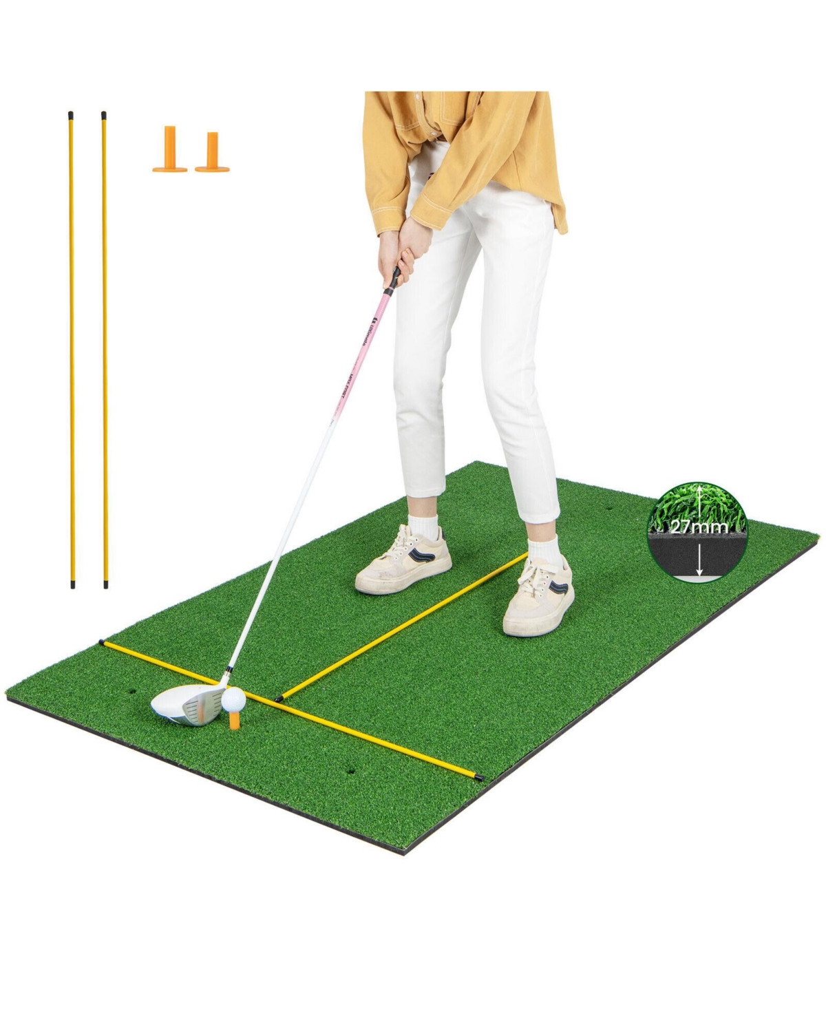 Click here for Skonyon 5 x 3 ft Artificial Turf Grass Practice Ma... prices