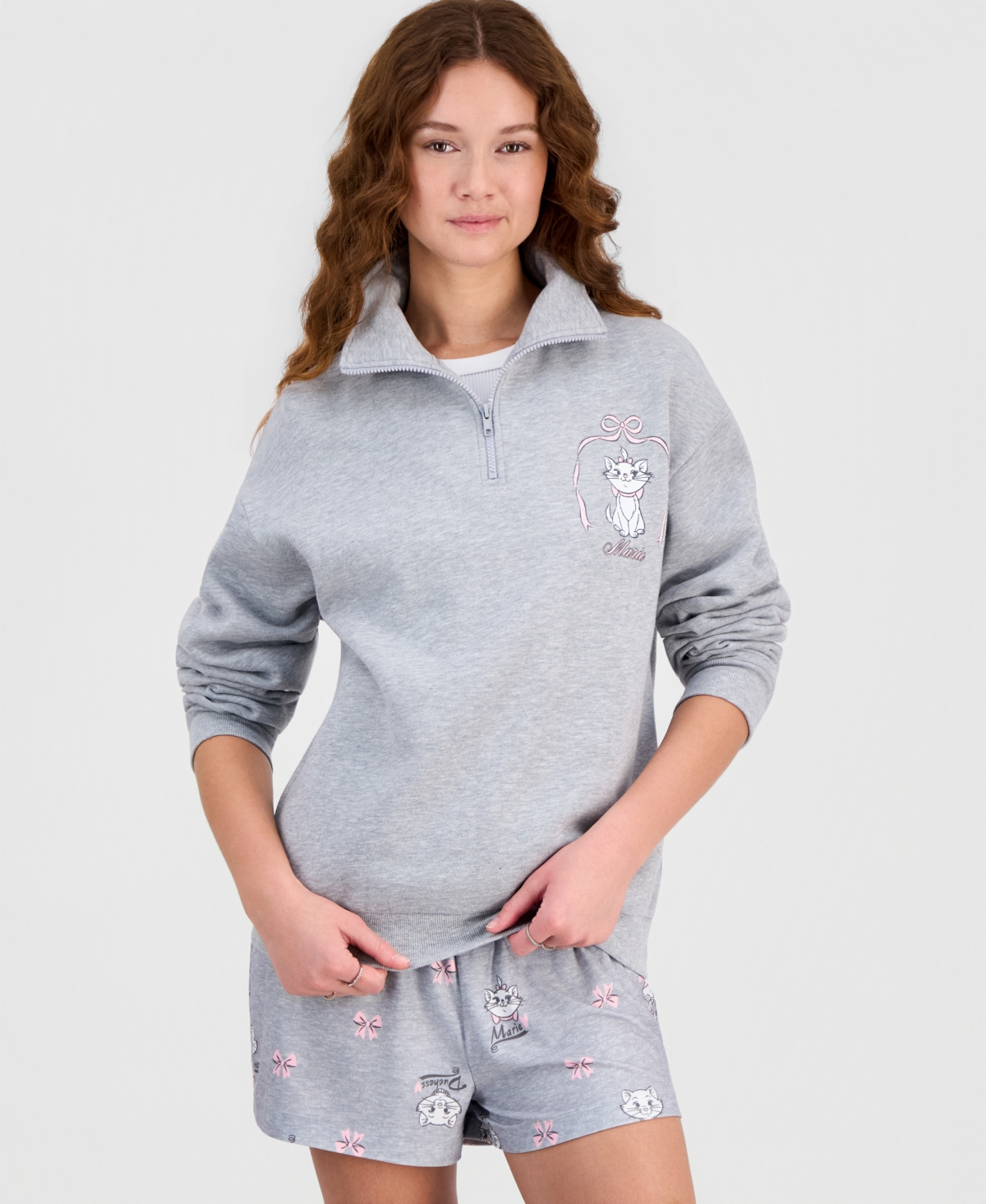 Click here for Disney Juniors Marie Valentines Day Quarter-Zip Fl... prices