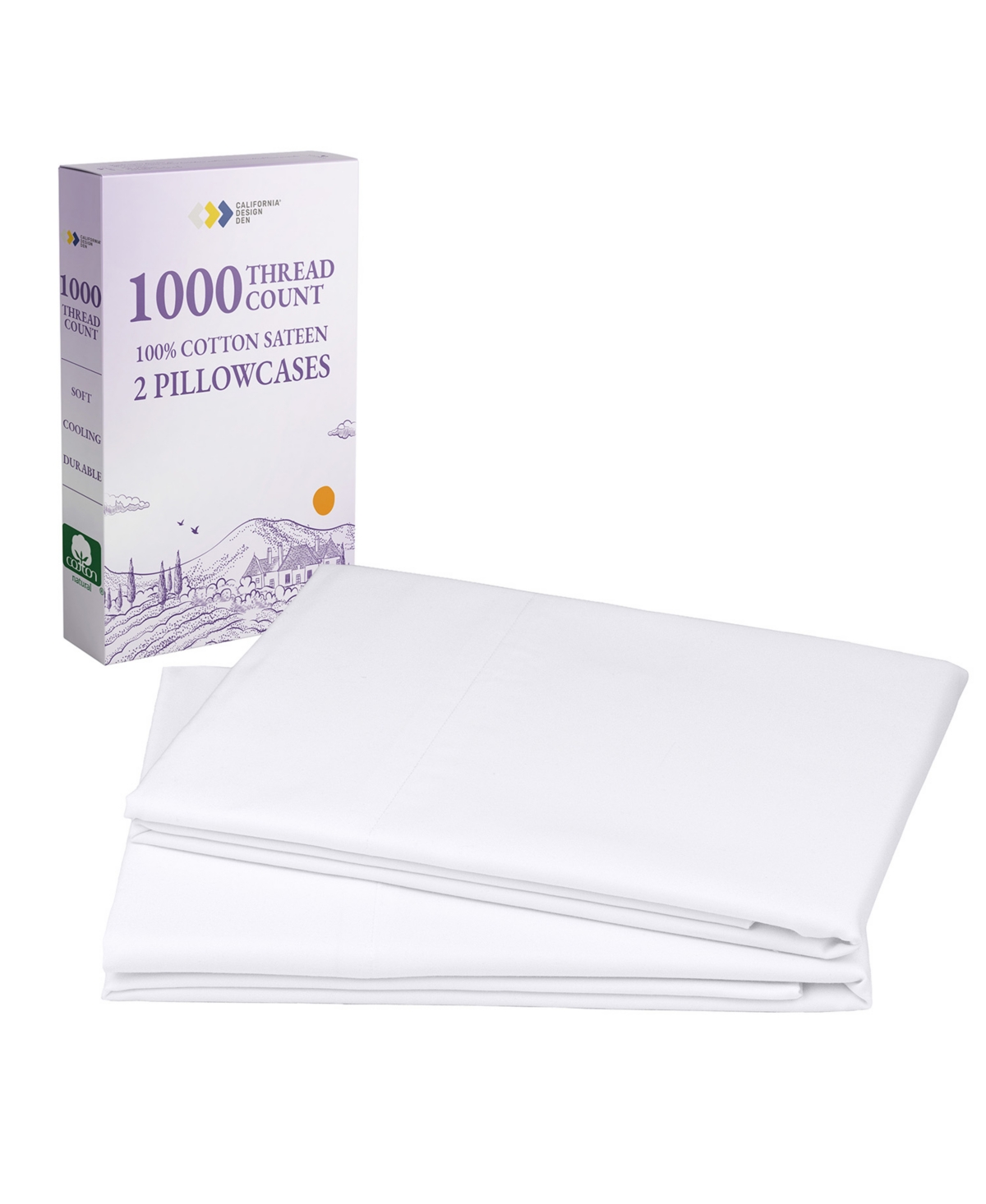 Click here for Luxury 1000 Thread Count Pillowcases  100 Cotton S... prices