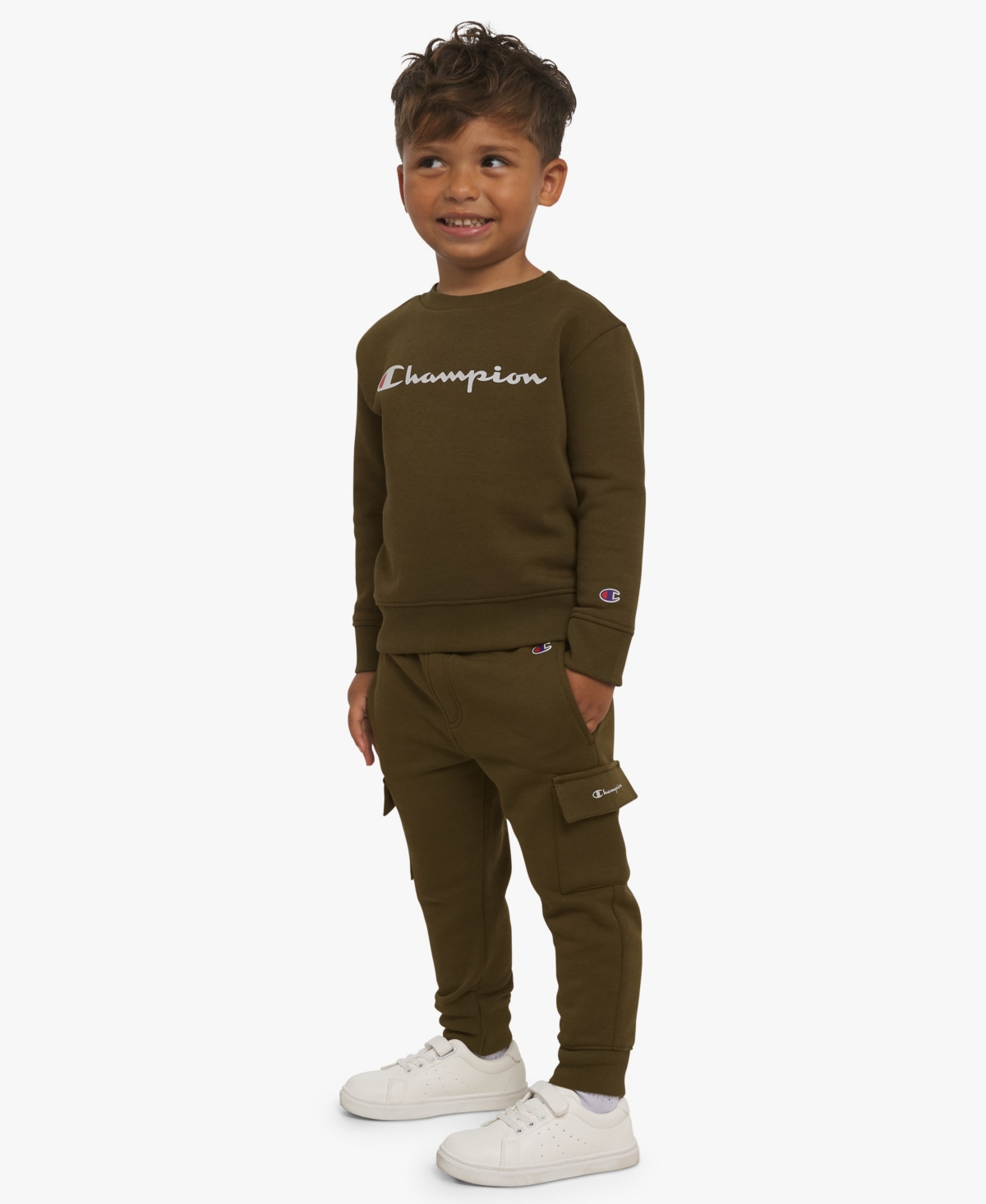 Click here for Champion Boys Toddler 2T-4T Crewneck T-Shirt and P... prices