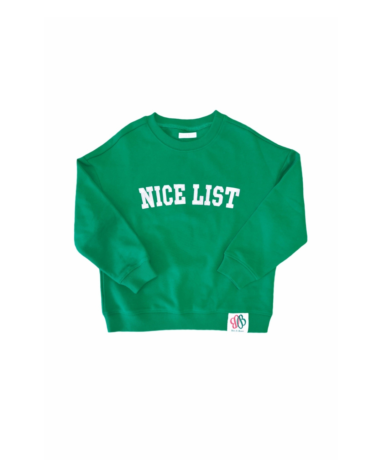 Click here for Bits & Bows Baby Unisex Nice List Sweatshirt - Gre... prices
