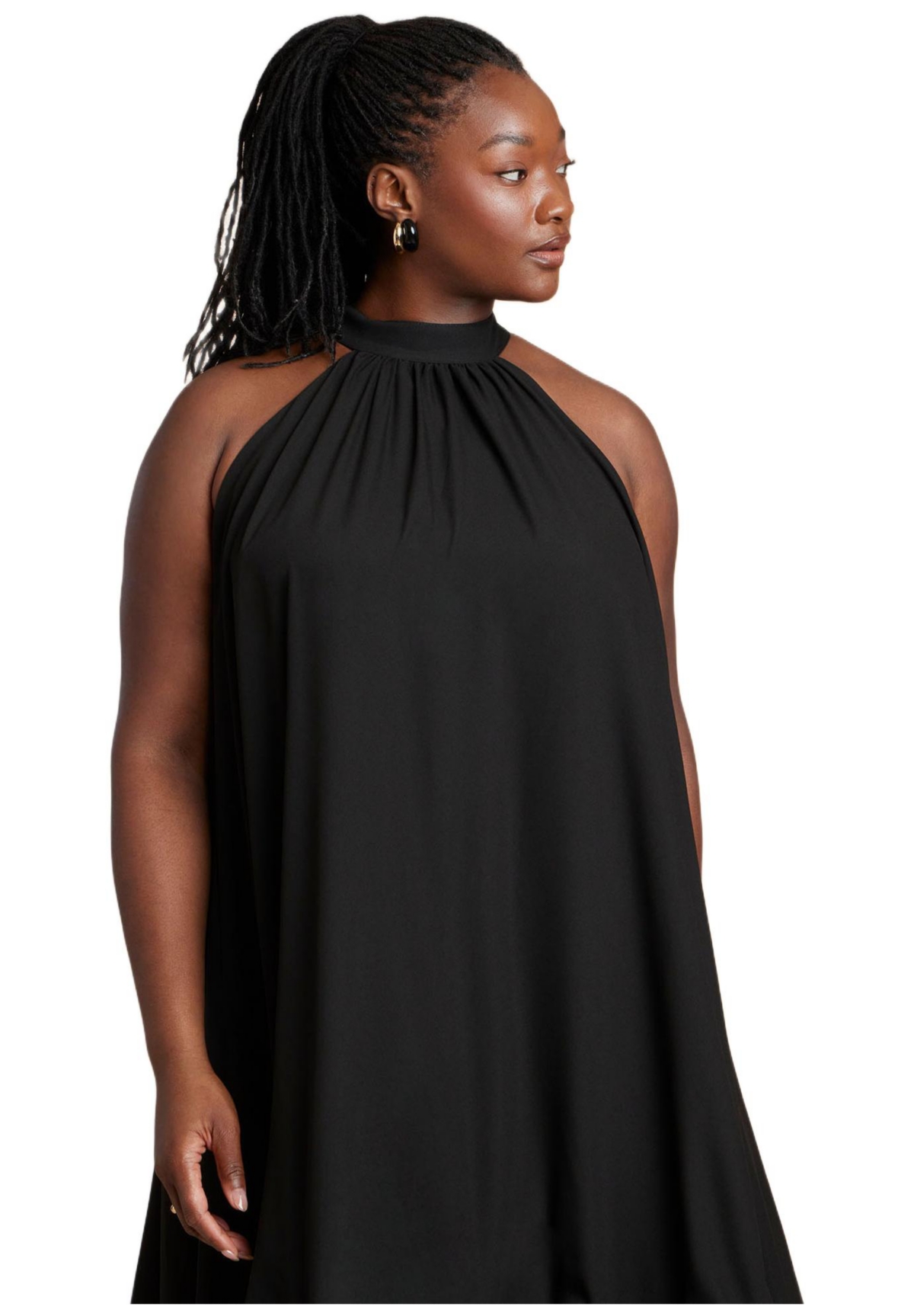 Click here for Eloquii Womens Plus Size High Low Dramatic Ruffle... prices