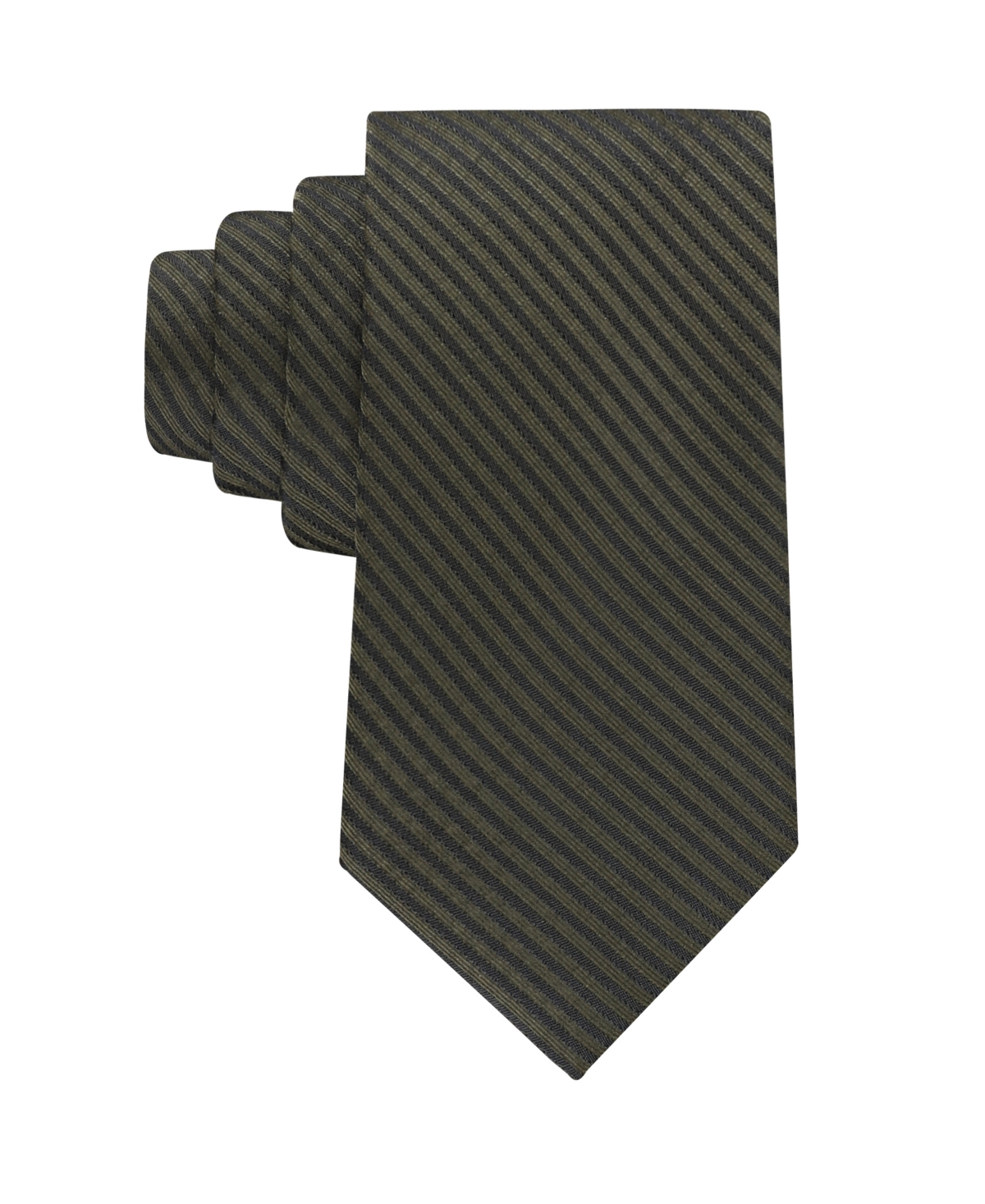 Click here for Calvin Klein Mens Iris Stripe Pattern Tie - Black prices