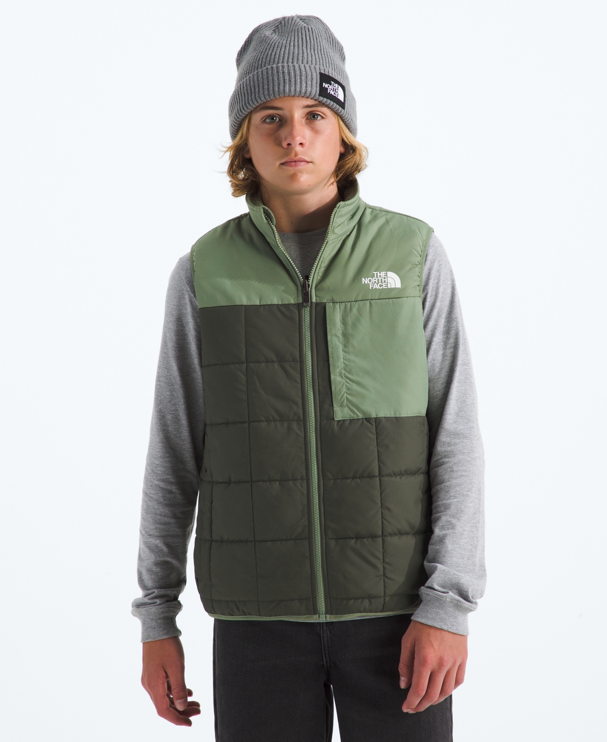 Click here for The North Face Boys 6-16 Reversible Shasta Vest Zi... prices