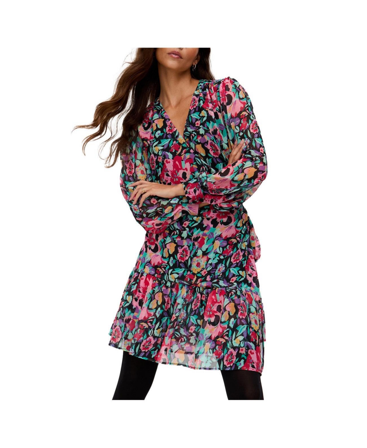 Click here for Lily and Lionel London Womens Flora Wraparound Flo... prices