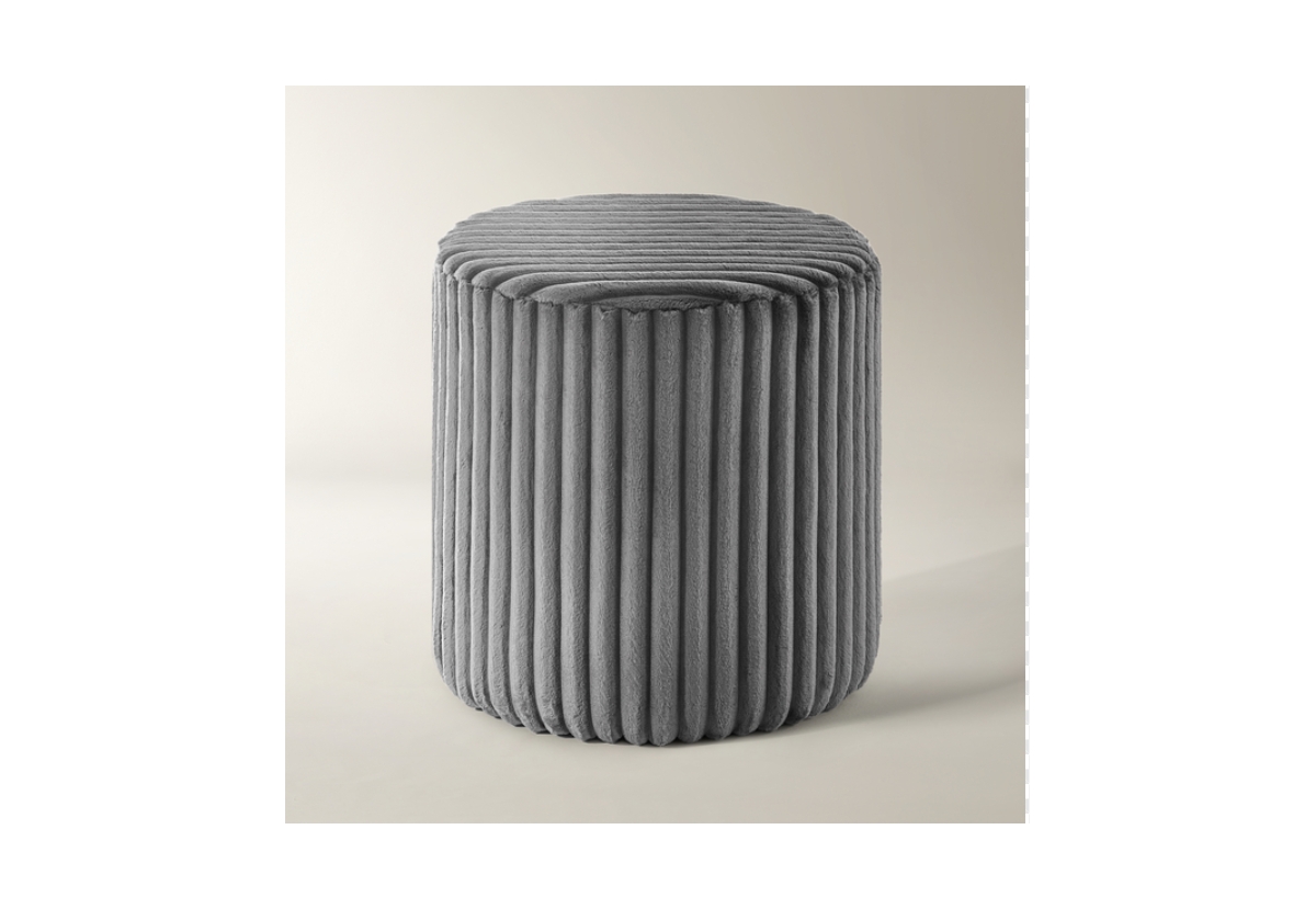 Click here for Fleece Stool - Grey - Grey prices