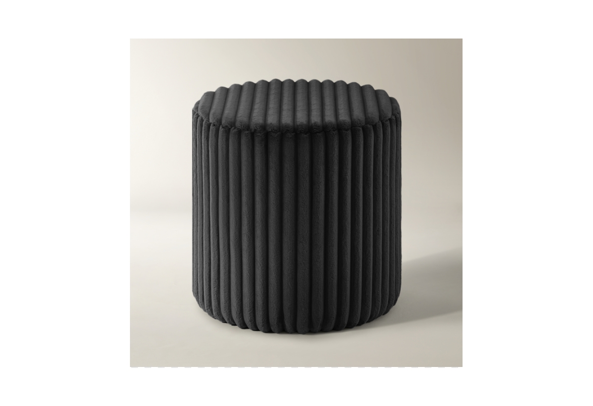 Click here for Fleece Stool - Grey - Black prices