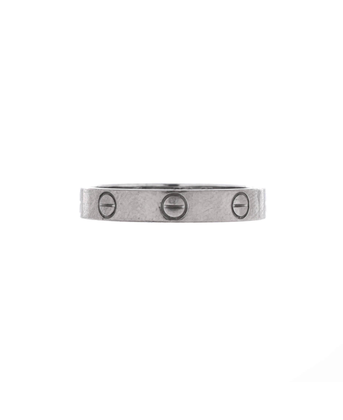 Click here for Pre-Owned Cartier Love Wedding Band Ring - 18k whi... prices