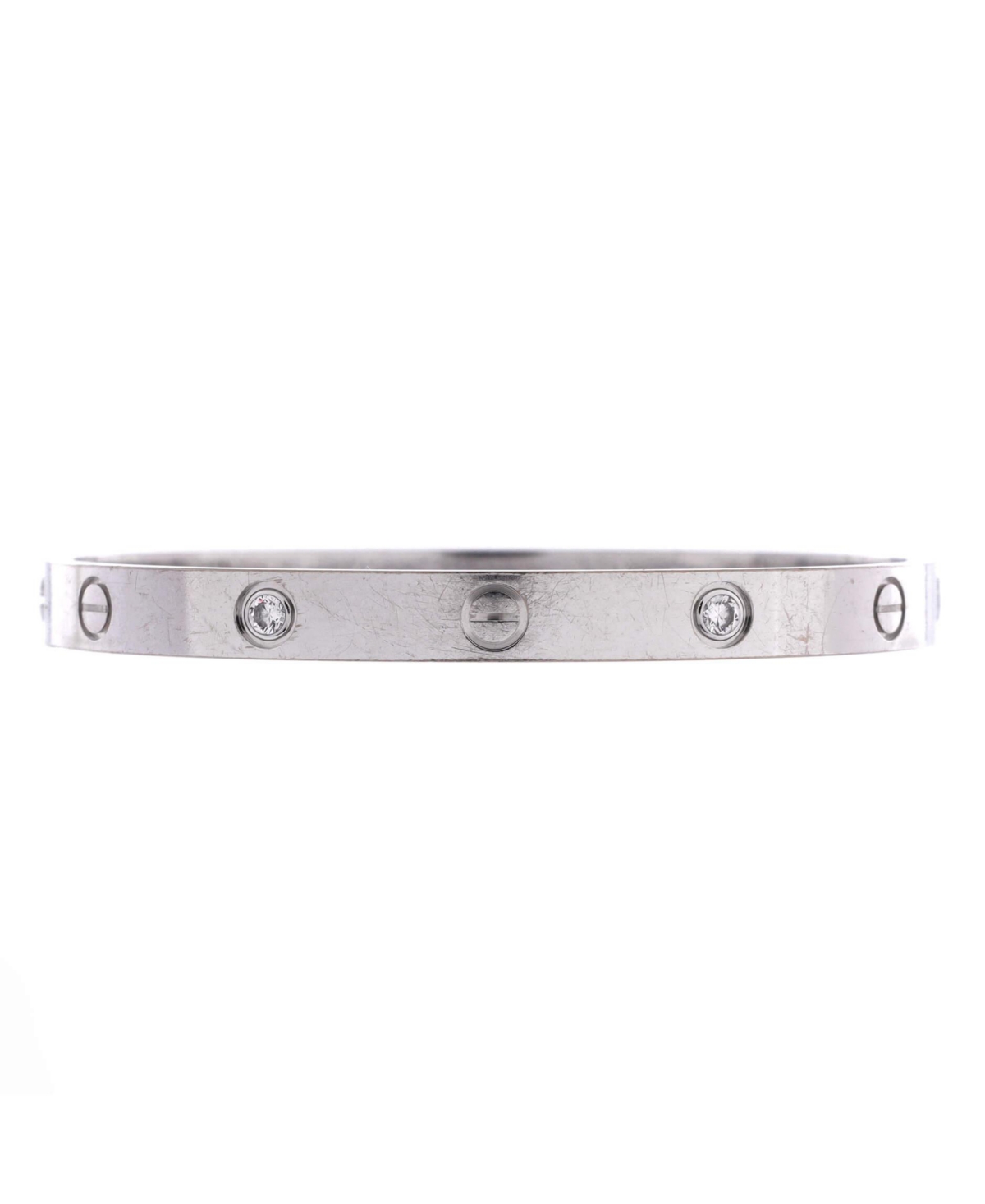 Click here for Pre-Owned Cartier Love 4 Diamond Bracelet - 18k wh... prices