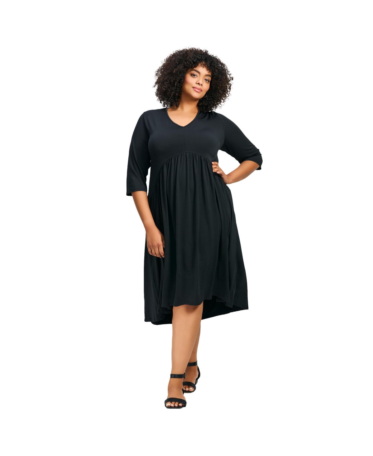Click here for Avenue Womens Valery V-Neckline Ity Jersey Dress.... prices
