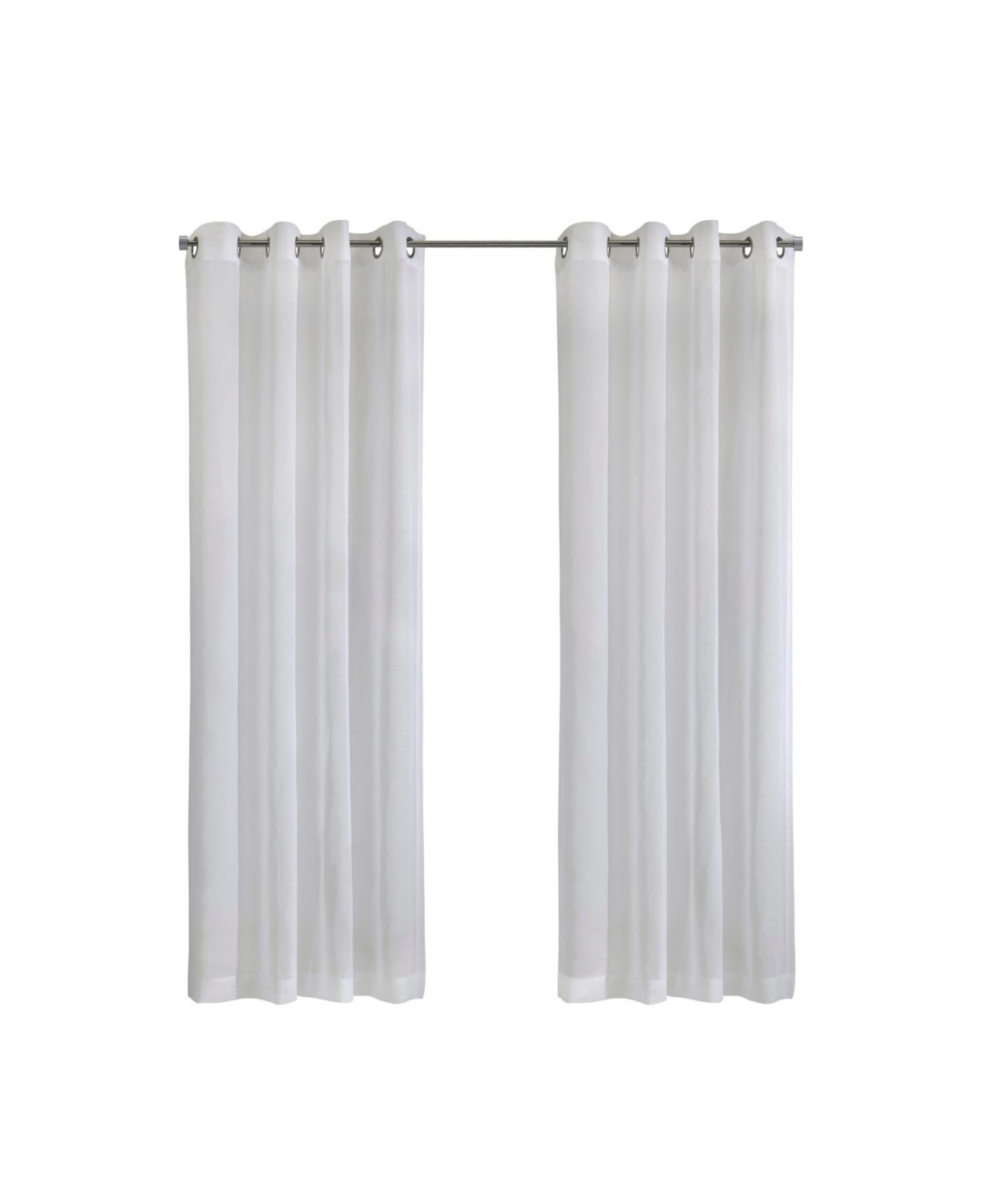 Click here for Habitat 100 Polyester Daphne Sheer Grommet Faux Li... prices