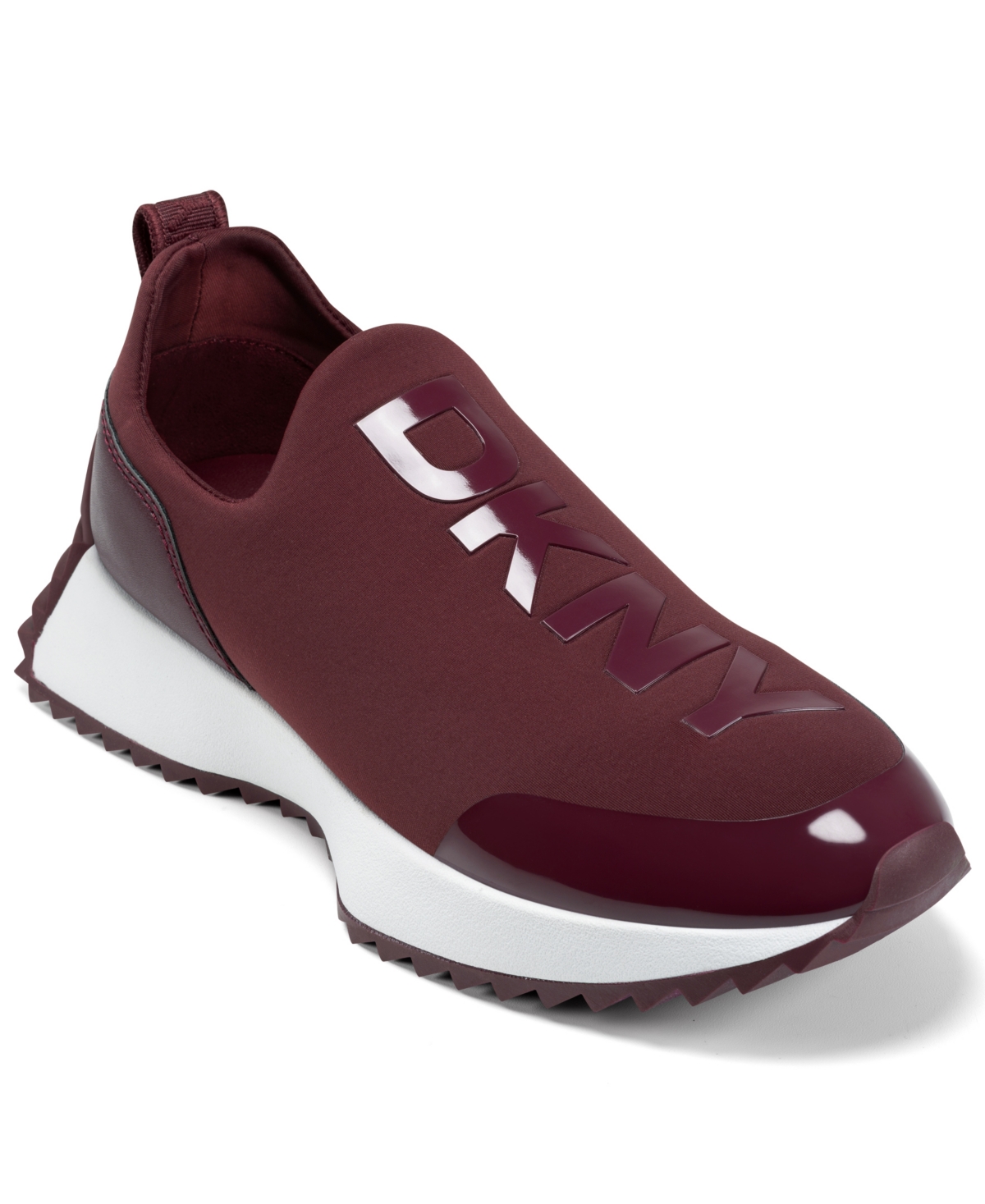 Click here for Dkny Womens Nallen Slip On Sneakers - Burgundy prices