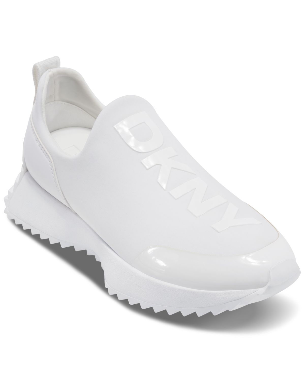 Click here for Dkny Womens Nallen Slip On Sneakers - White prices