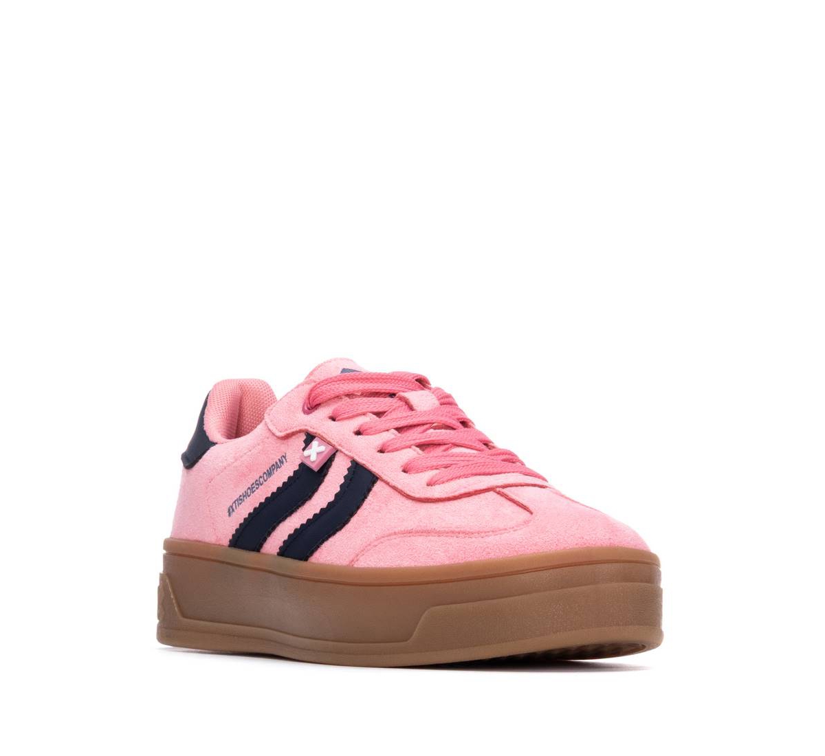 Click here for Xti Womens Suede Urban Comfort Casual Sneakers - P... prices