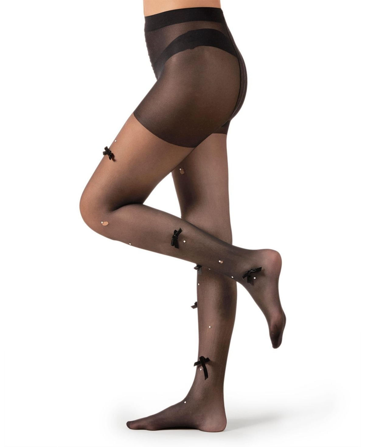 Click here for MeMoi Womens Sheer Fashion Velvet Bows and Faux Pe... prices