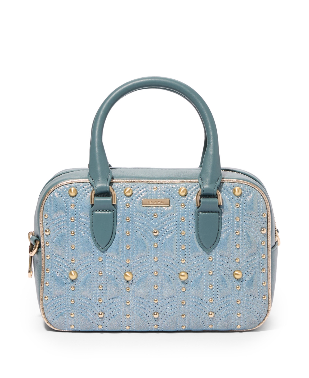 Click here for Brahmin Mara Small Satchel Bag - Moonlit Blue Piaz... prices