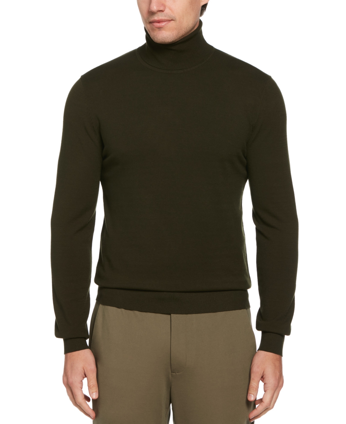 Click here for Perry Ellis Mens Turtleneck Sweater - ROSIN prices