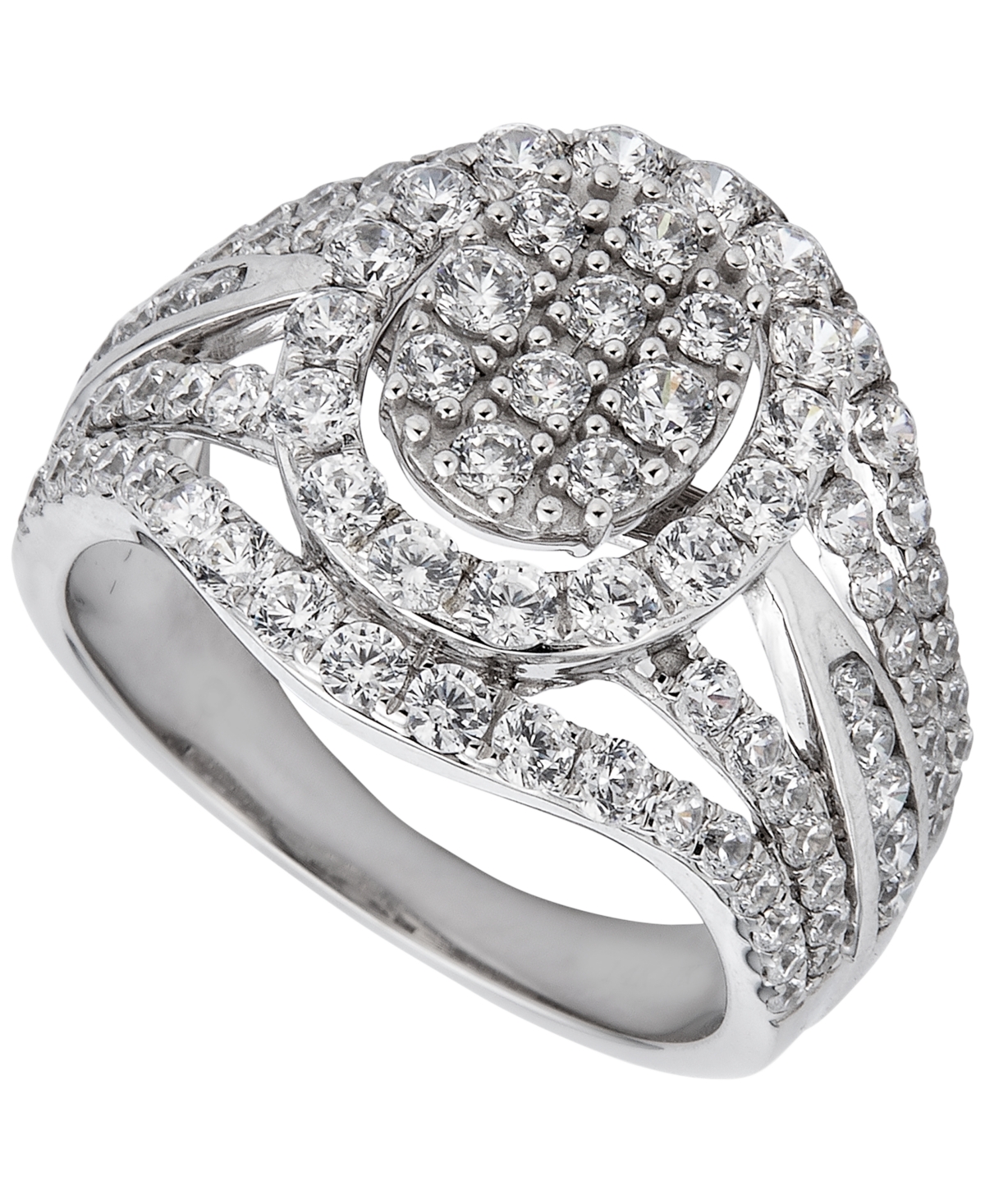 Click here for Macys Diamond Cluster Oval Shape Ring (2 ct. t.w.)... prices
