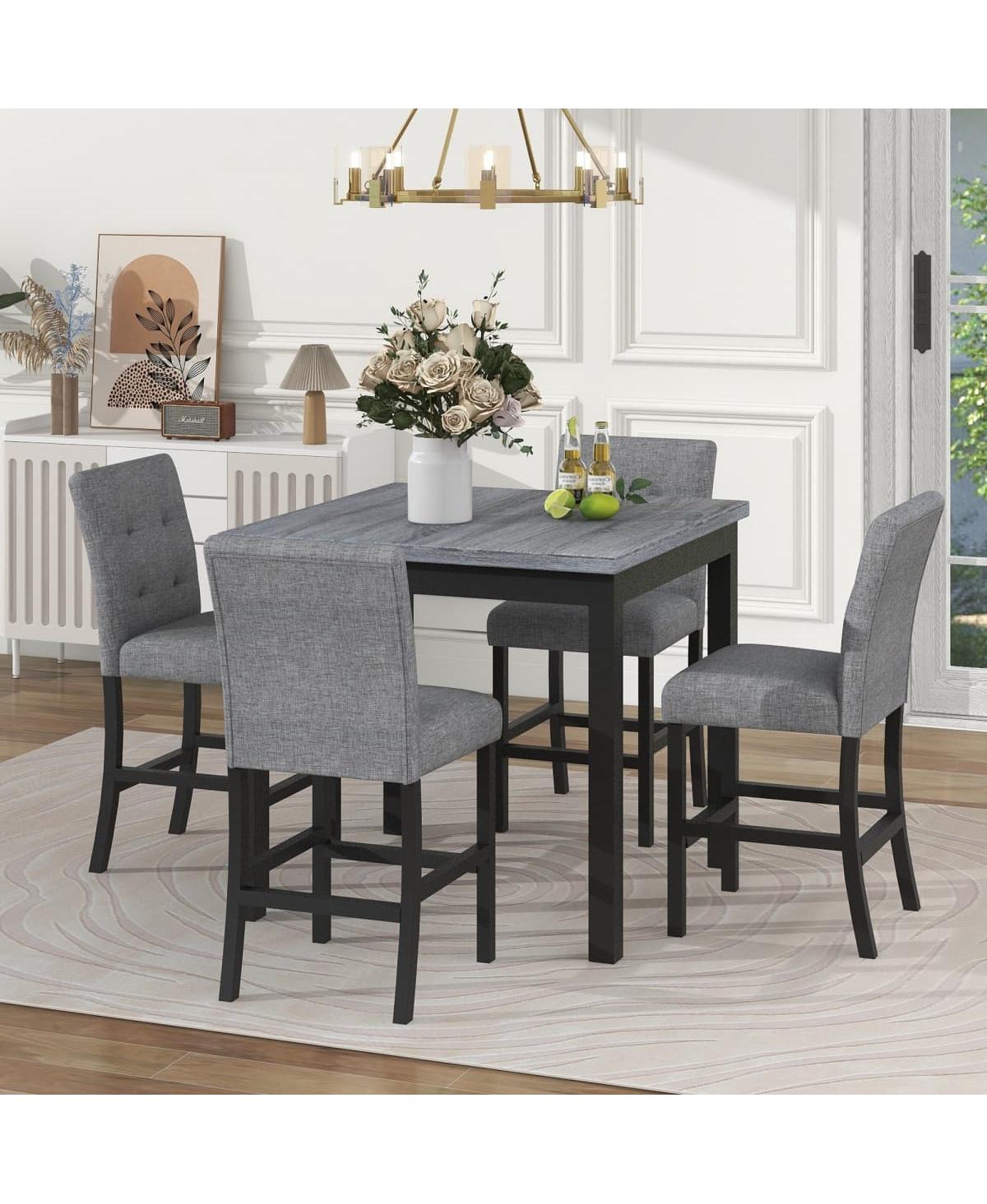 Click here for Maison Boucle 5-Piece Counter Height Dining Set wi... prices