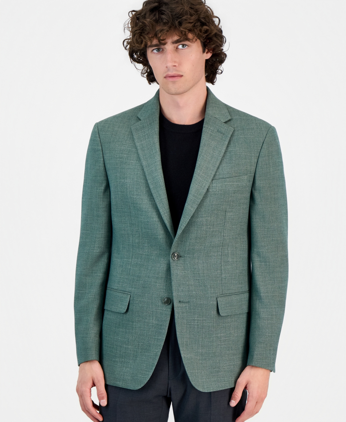 Click here for Tommy Hilfiger Mens Modern Fit Sports Coat - Olive prices