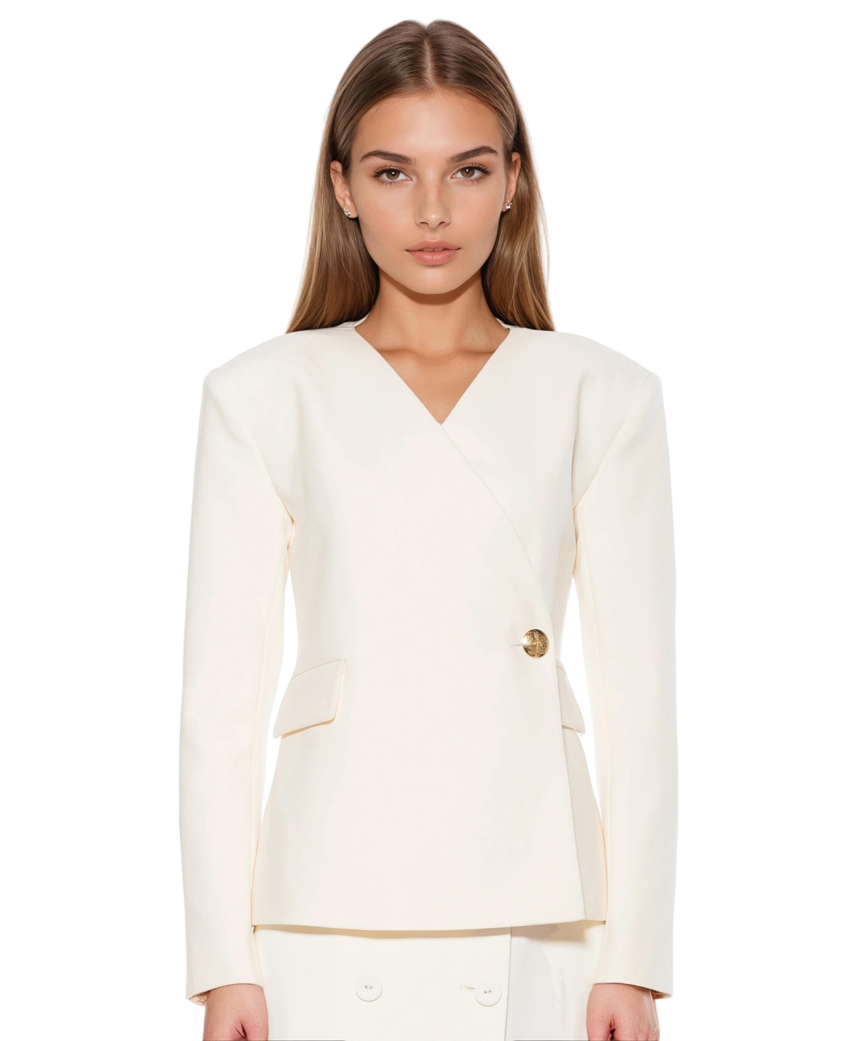 Click here for Alexia Admor Womens Alira Blazer - Oat prices