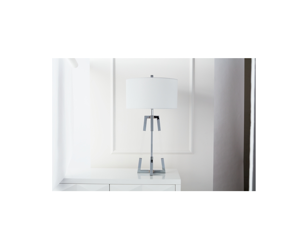 Click here for Z Gallerie Rollins Table Lamp - Clear prices
