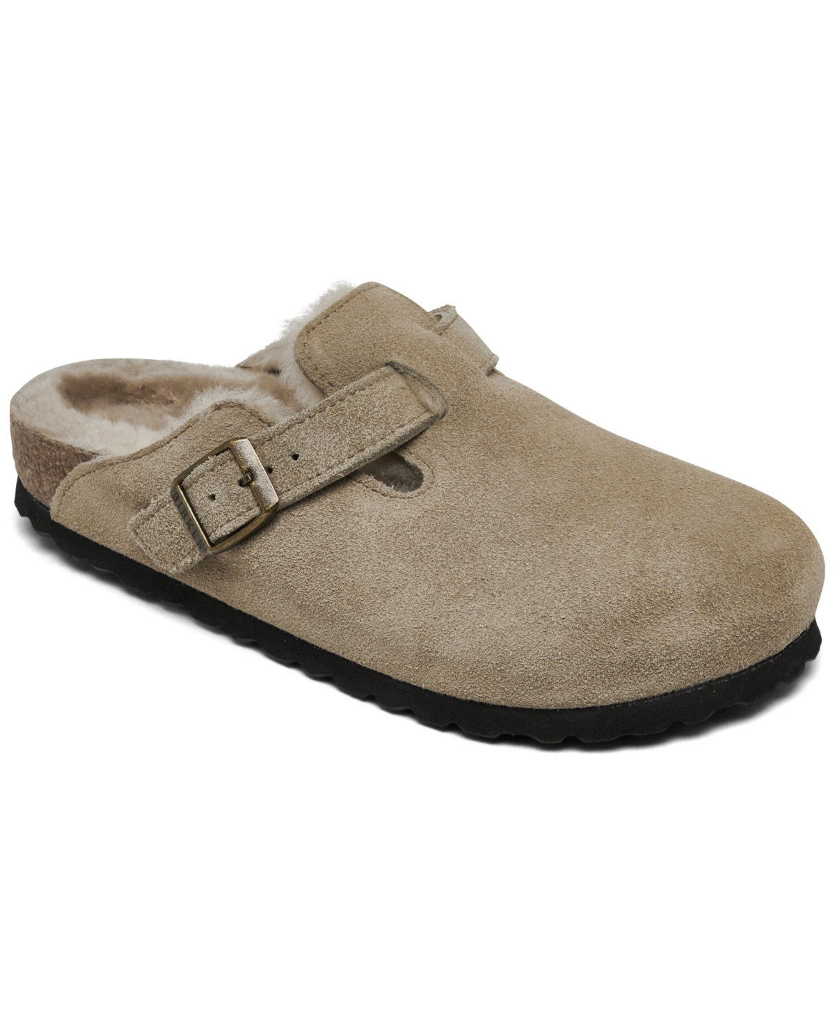Click here for Birkenstock Womens Boston Shearling Suede Leather... prices