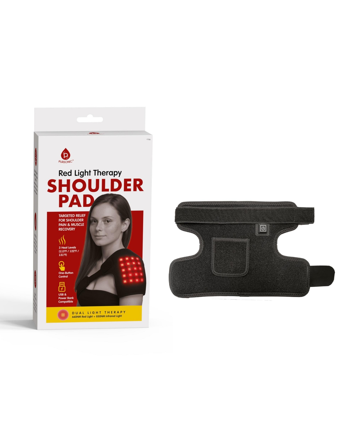 Click here for Pursonic Red Light Therapy Shoulder Pad â Target... prices