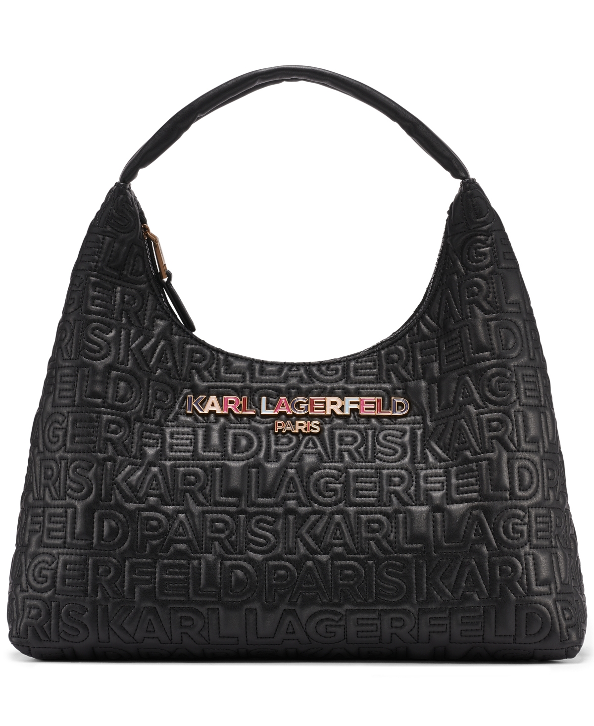 Click here for Karl Lagerfeld Paris Voyage Large Hobo Bag - Black... prices