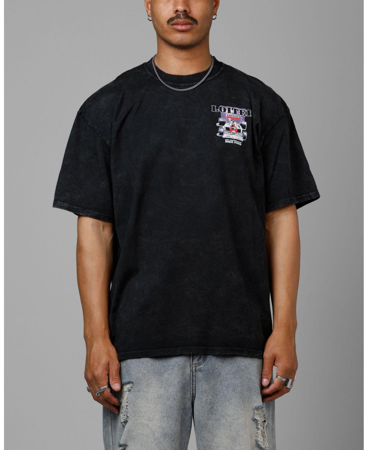 Click here for Loiter Mens Horse Power Vintage Drop Tee prices