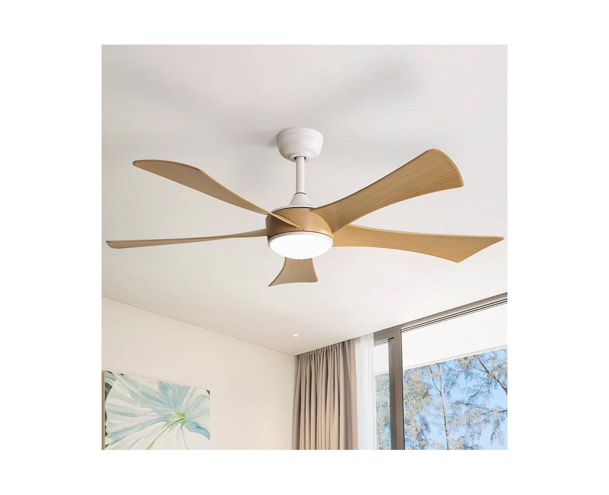 Click here for Sofucor 52-inch white modern style ceiling fan fea... prices