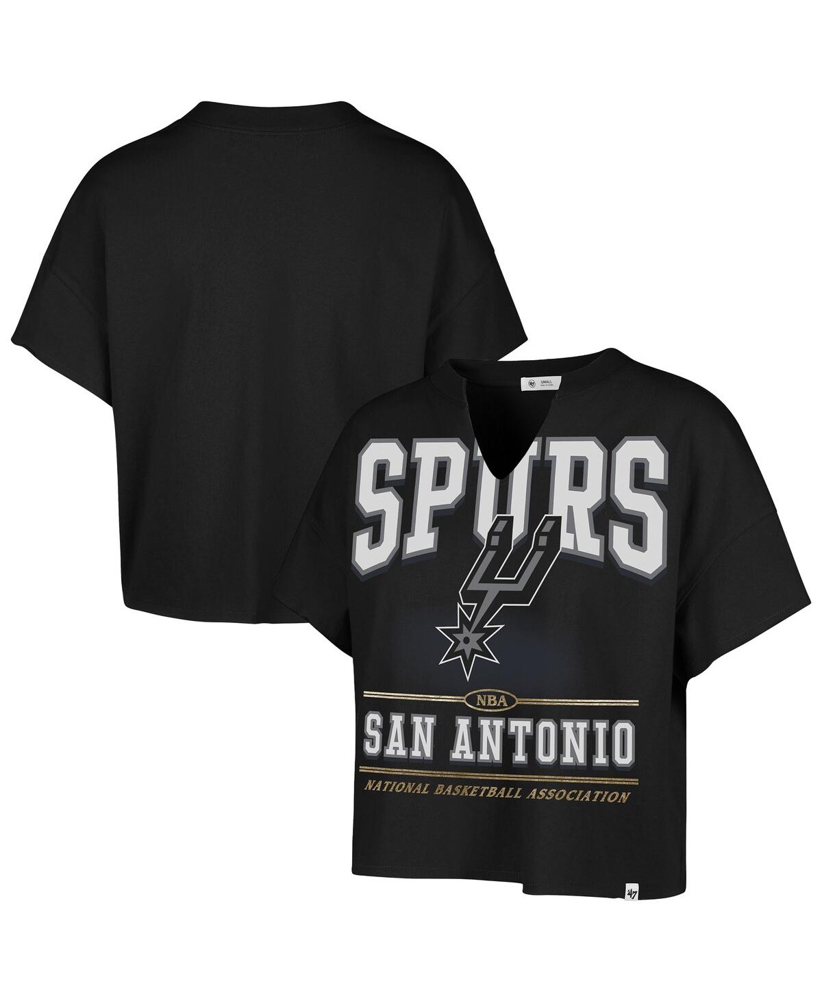 Click here for 47 Brand Womens Black San Antonio Spurs Elation Ov... prices