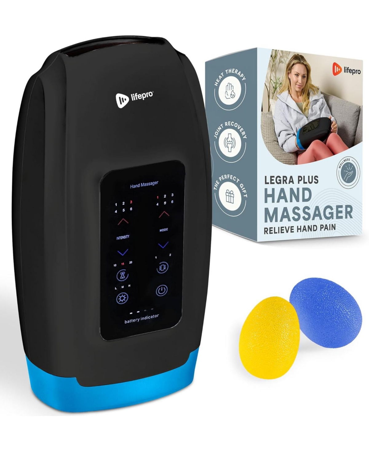 Click here for LifePro Legra Hand Massager with Heat & Compressio... prices