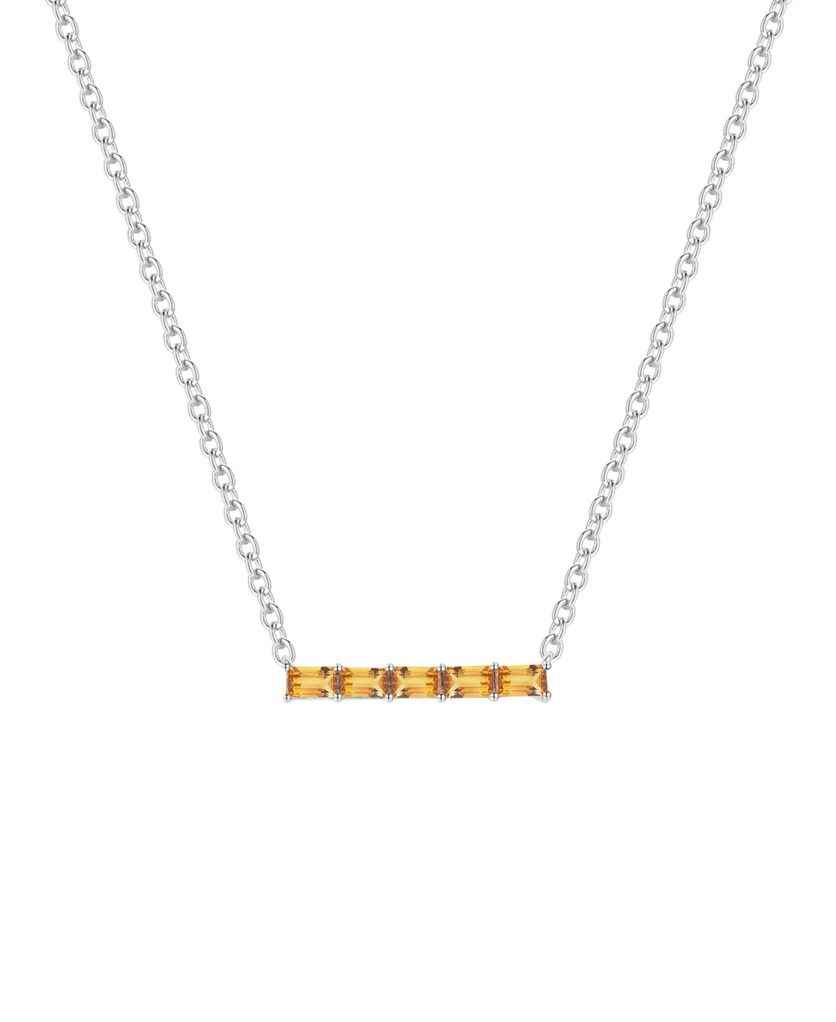 Click here for Macys Lab-Grown Citrine (1/2 ct. t.w.) Necklace in... prices