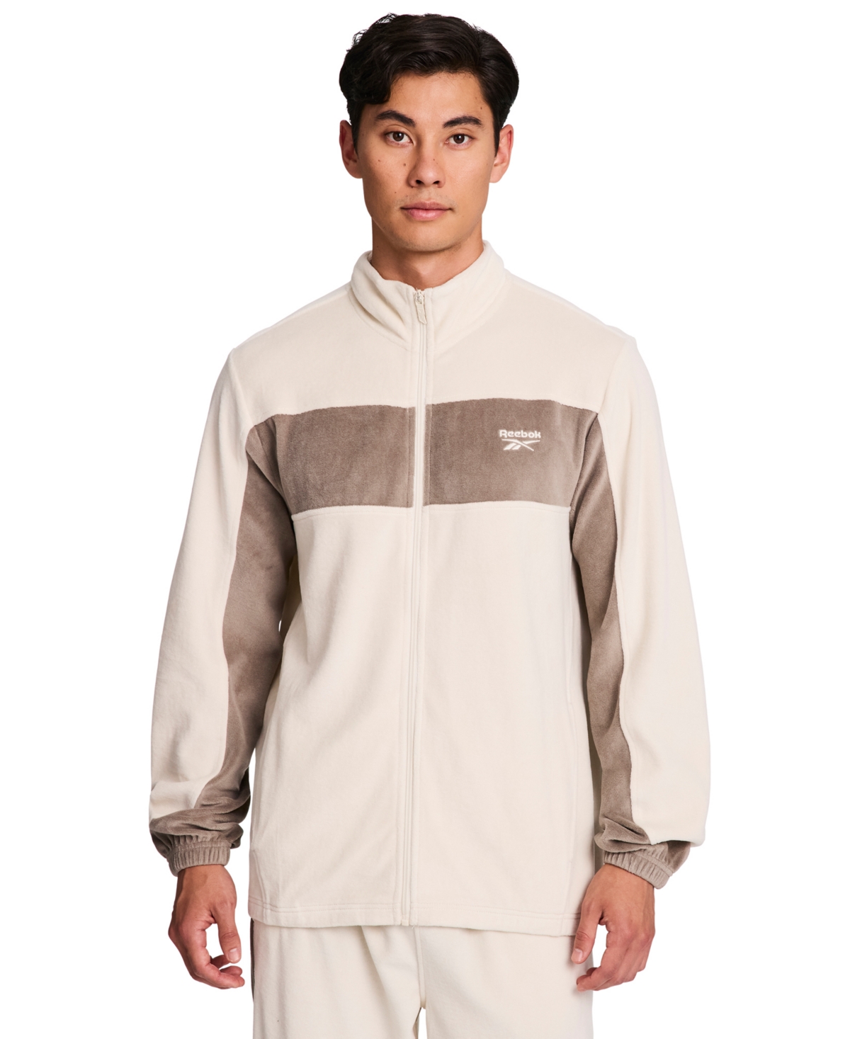 Click here for Reebok Mens Color-Block Long-Sleeve Jacket - Alaba... prices