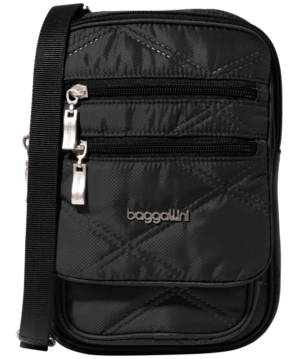 Click here for Baggallini Rfid Journey Crossbody - Black Quill prices