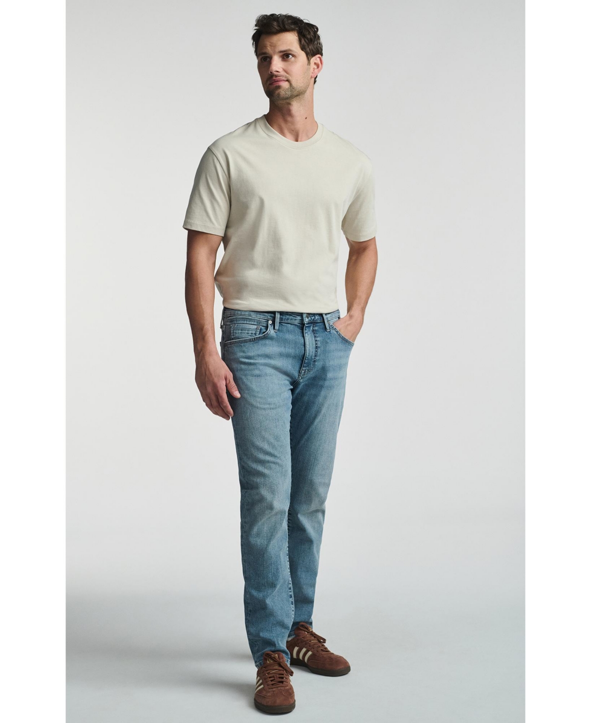 Click here for Mavi Jeans Mens Jake Slim Leg In Light Brushed Vin... prices