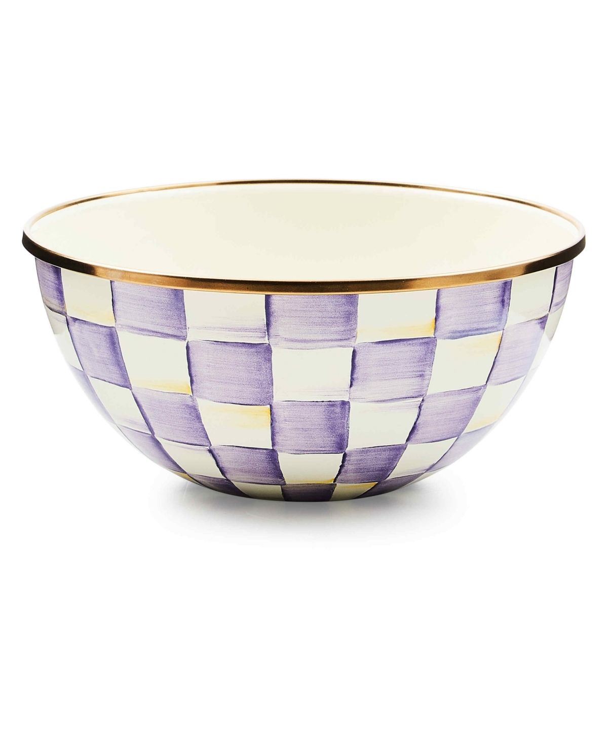 Click here for MacKenzie-Childs Violet Check Handmade Small Every... prices