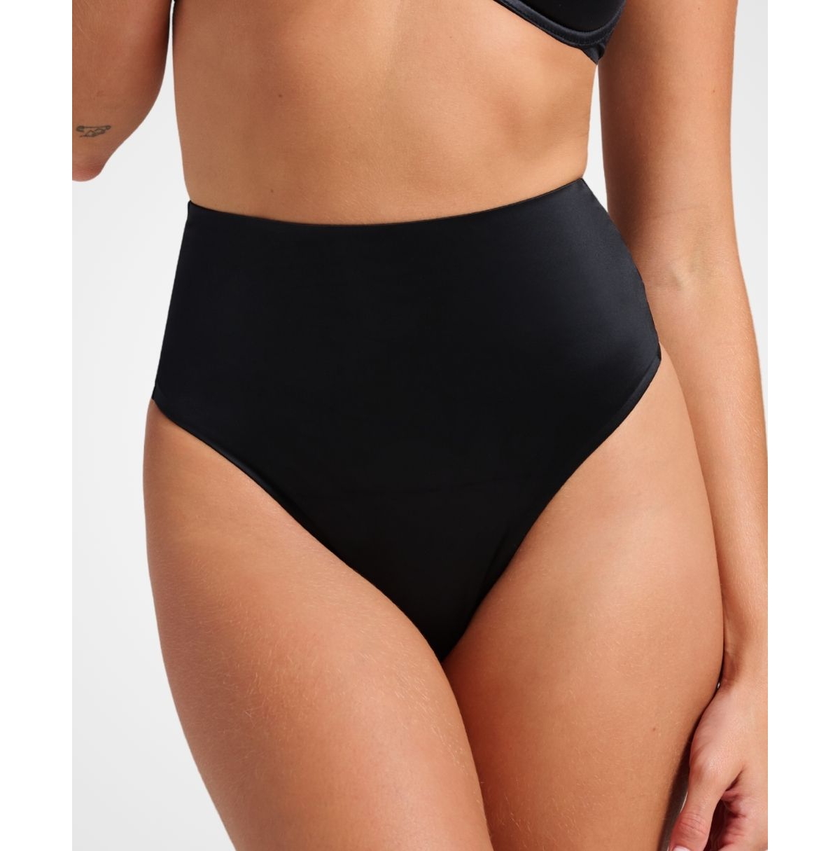 Click here for Siella Womens High Waist Invisible Smooth Satin Th... prices