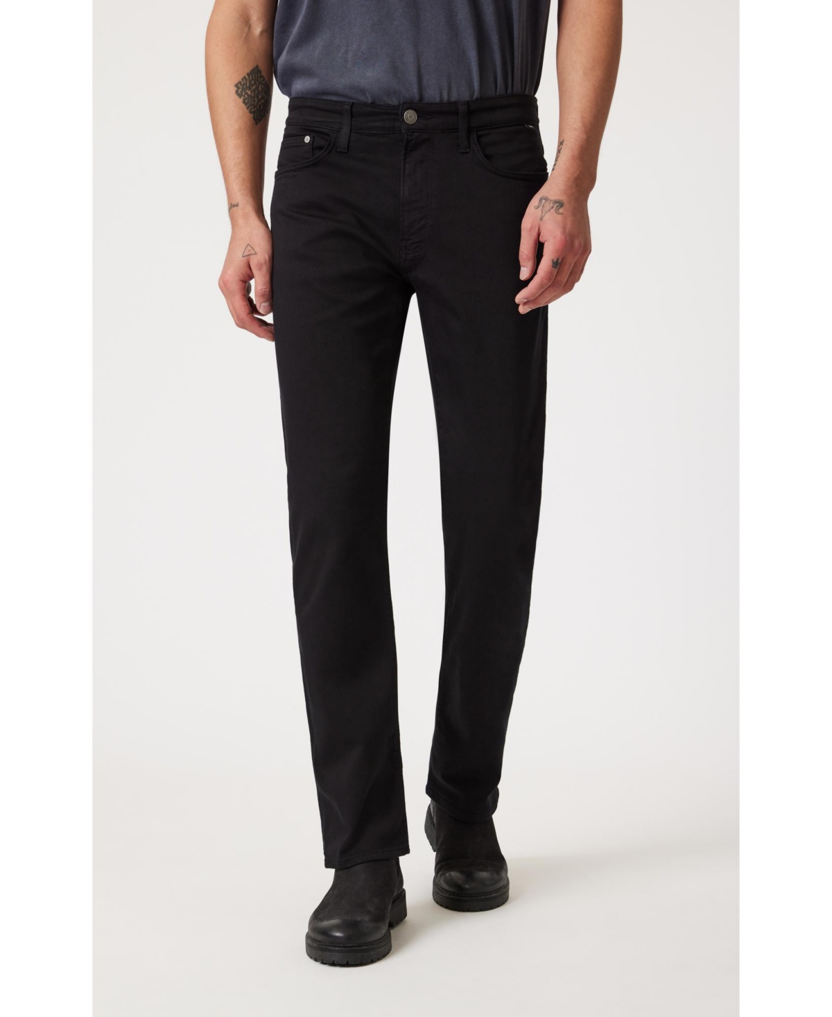 Click here for Mavi Jeans Mens Zach Straight Leg - Black prices