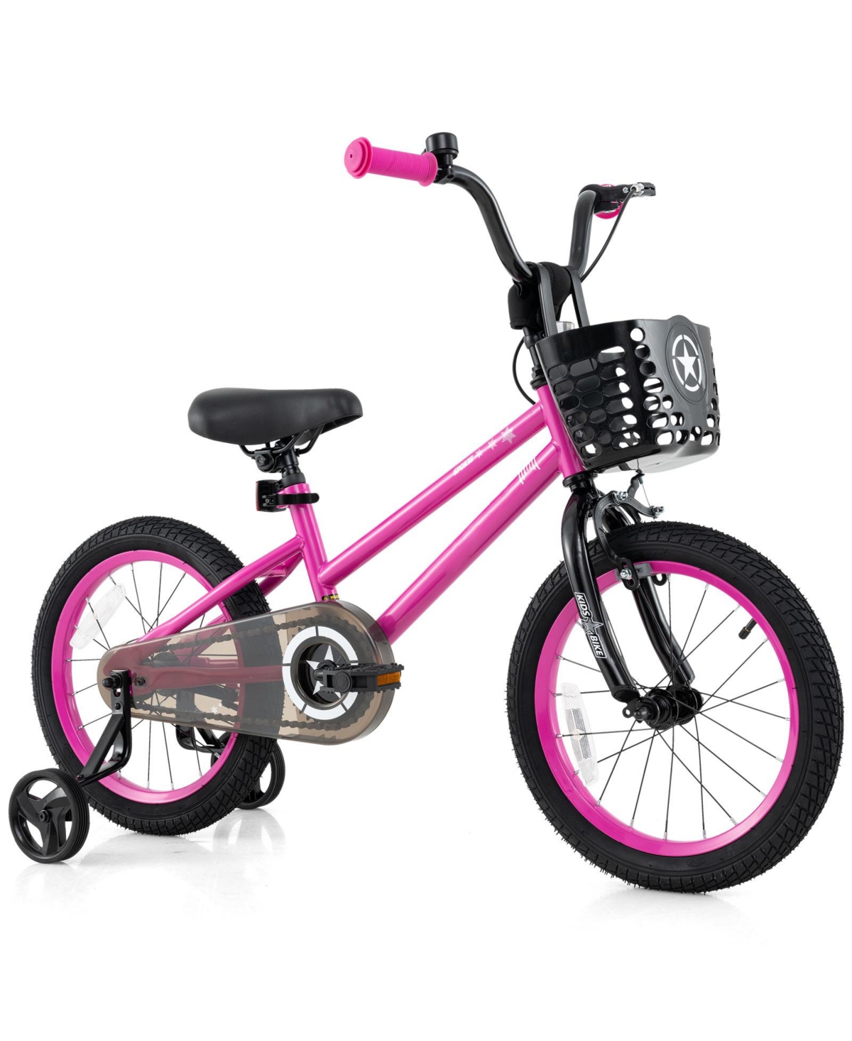 Click here for Sugift 16 Inch Kids Bike Adjustable Bicycle with F... prices