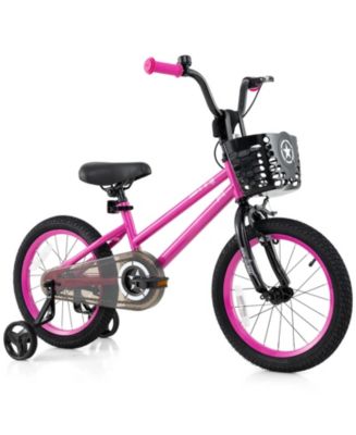 SUGIFT 16 Inch Kids Bike Adjustable Bicycle with Front Basket for ...
